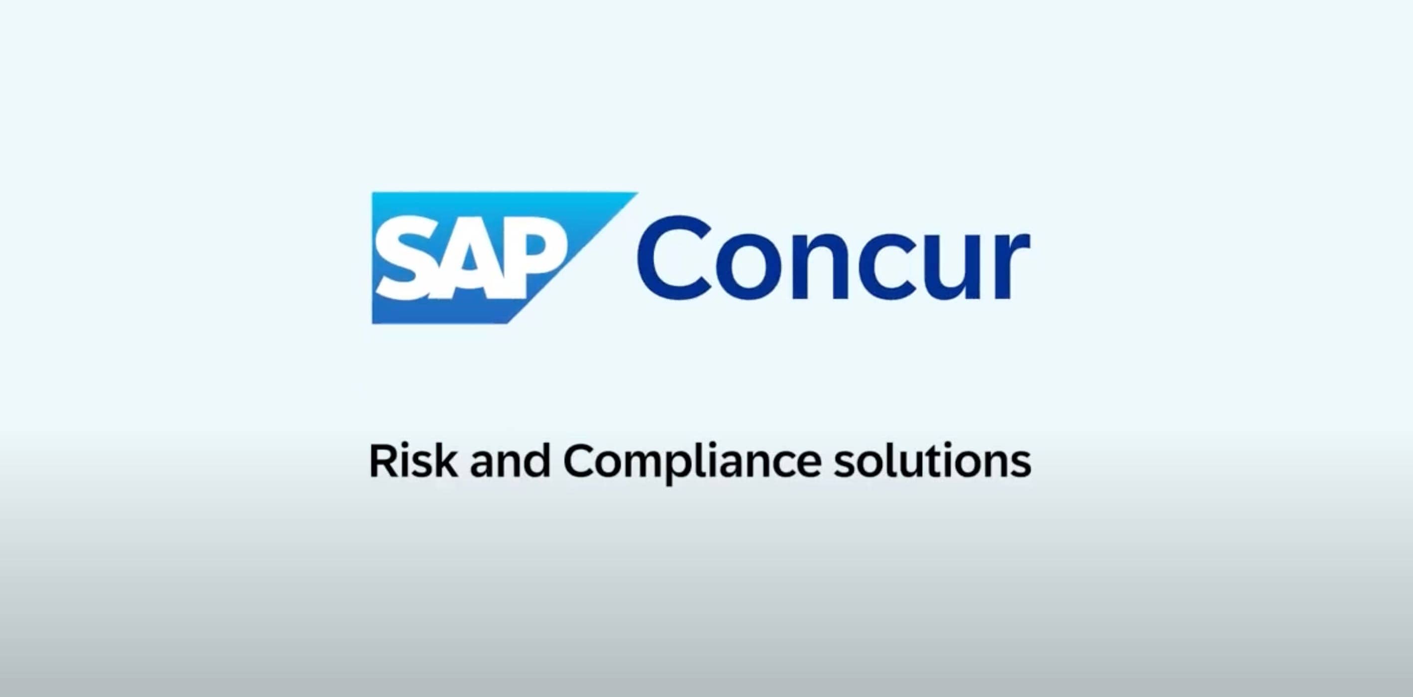 SAP Concur Compliance Portfolio Solutions Overview | SAP Concur UK